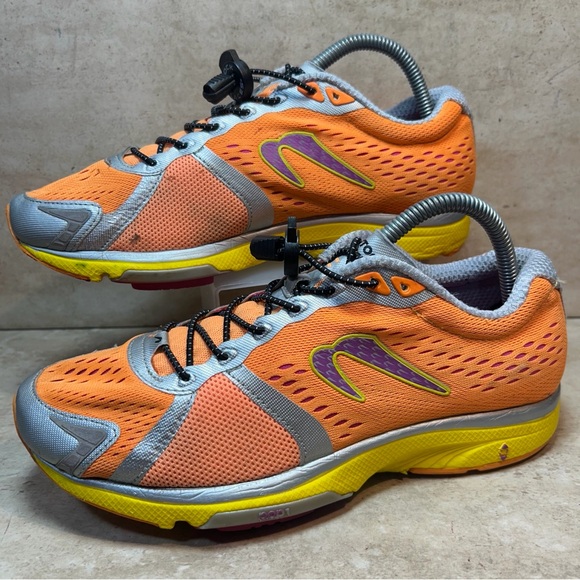 Newton | Shoes | Newton Vibrant Orange And Gray Running Shoes | Poshmark